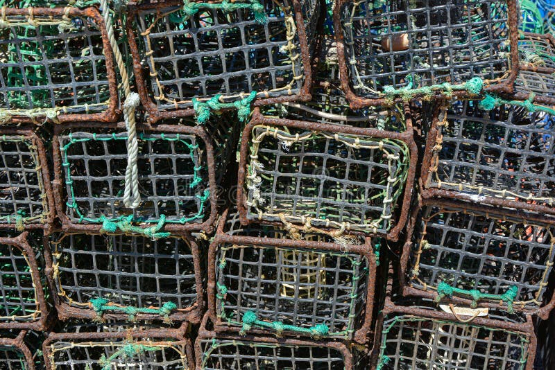 Trap, Nasa or Retel To Fish for Seafood Stock Image - Image of trap ...