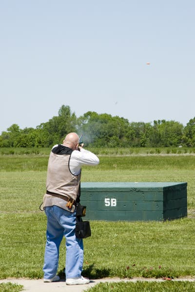 Trap shooting stock photo. Image of casings, hobby, competitors - 2504130