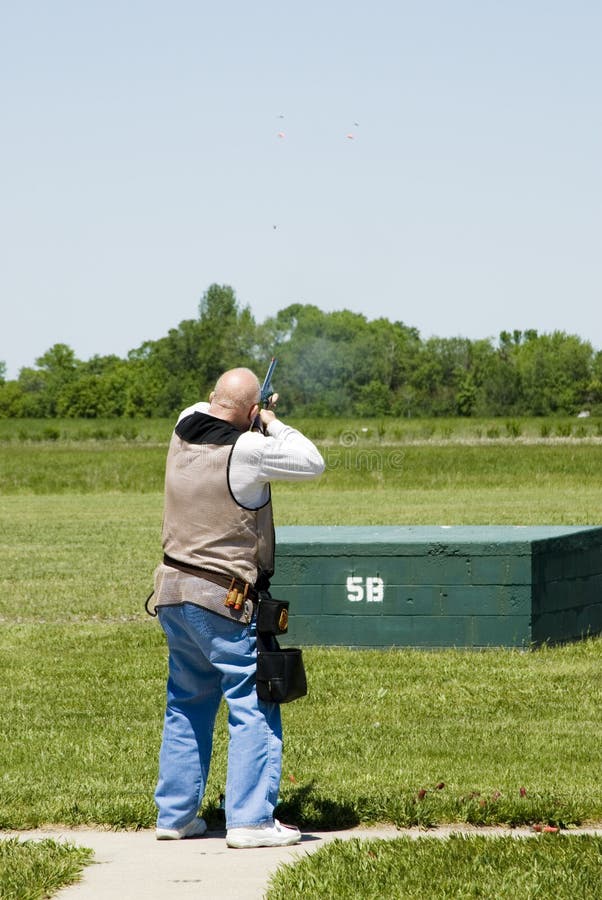 Trap shooting stock photo. Image of casings, hobby, competitors - 2504130
