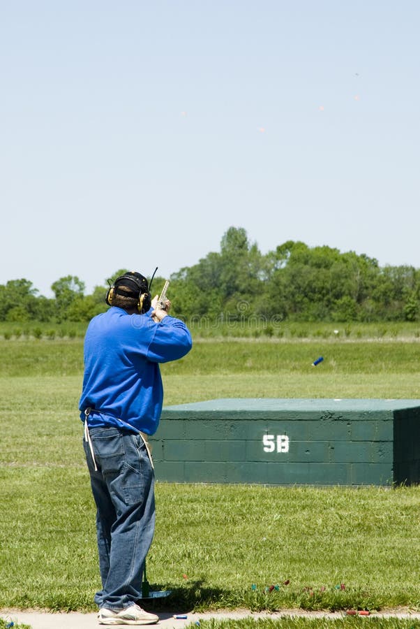 Trap shooting stock image. Image of leisure, competing - 2504145
