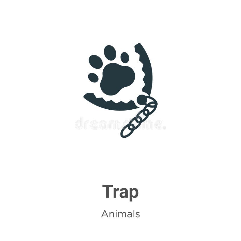 Trap Icon In Black Style Isolated On White Background. Hunting Symbol ...