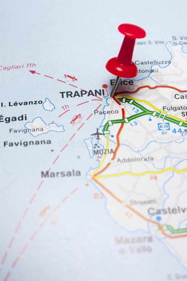 Trapani, Italy stock image. Image of city, mediterranean - 41130669