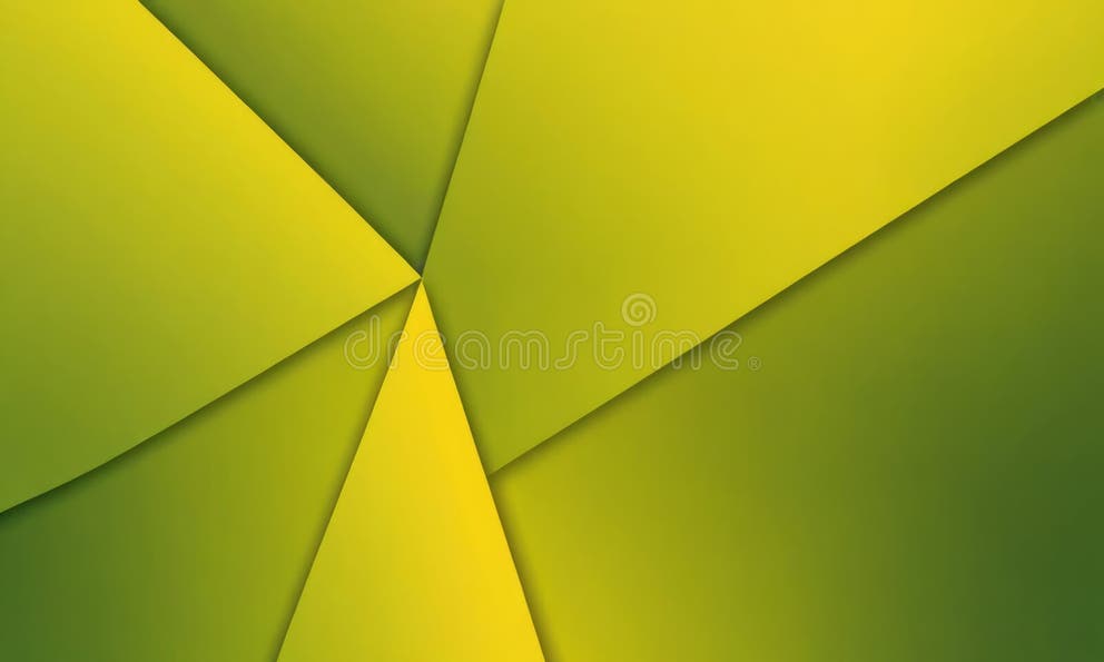 Trapezoidal Shapes in Olive Yellow Stock Photo - Image of design ...