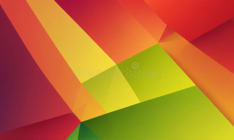 Trapezoidal Shapes in Red Chartreuse Stock Image - Image of texture ...