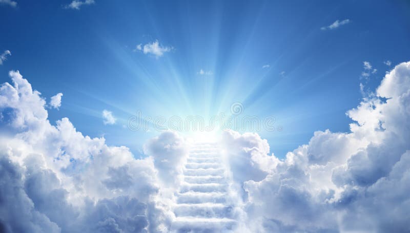 Trappa Som Upp Till Leder Himla- Himmel Arkivfoto - Bild av himmelsk ... Trappa Som Upp Till Leder Himla- Himmel Arkivfoto - Bild av himmelsk ...