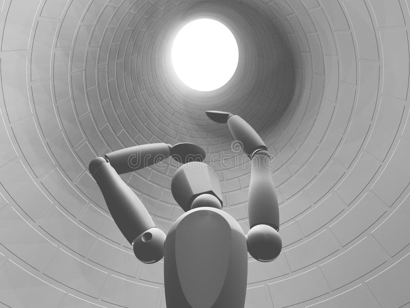 Trapped stock illustration. Illustration of female, icon - 695827