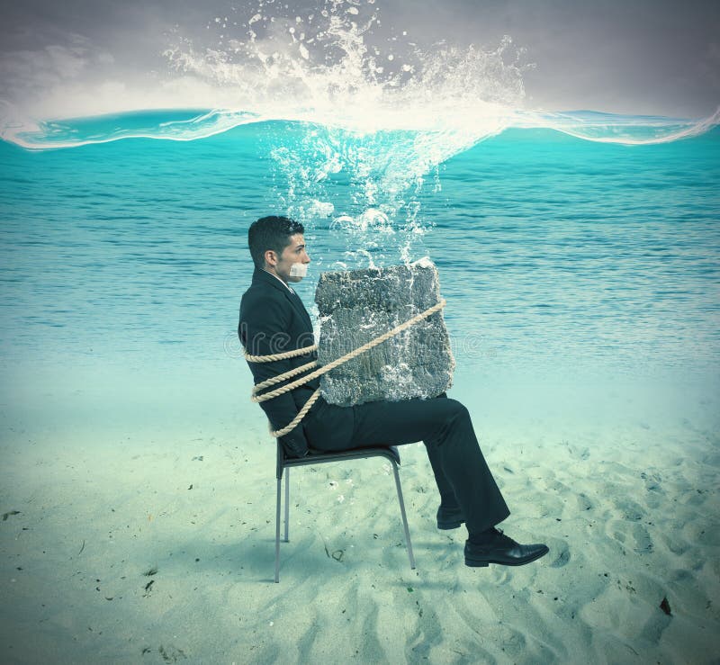 Trapped man stock image. Image of hopelessness, bondage - 31934275