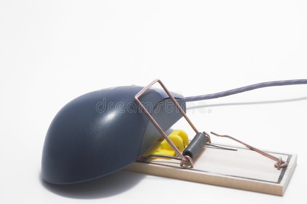 Trapped Computer Mouse stock photo. Image of technology - 2764100