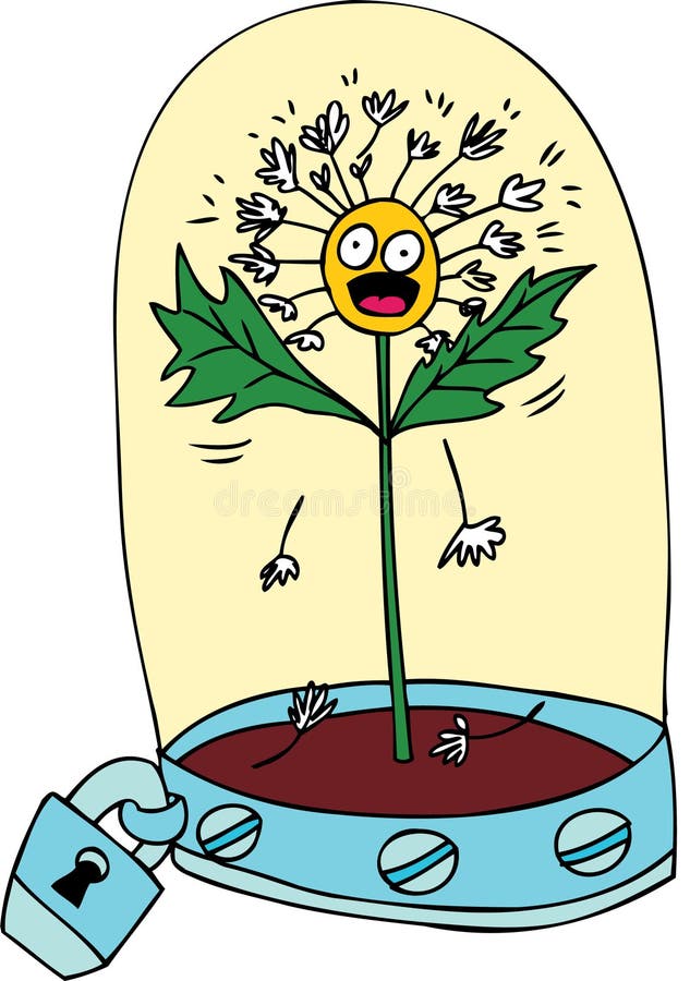 Scared Dandelion Stock Illustrations – 7 Scared Dandelion Stock ...