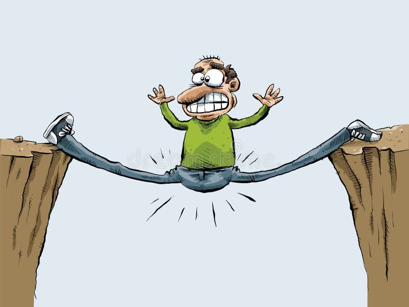 Man trapped stock illustration. Illustration of drawing - 17467141