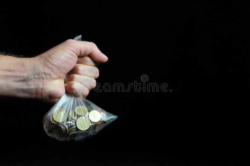 Trapped Money and an Hand stock image. Image of unemployment - 35785229