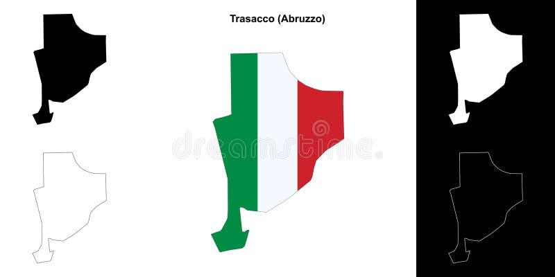 Trasacco Outline Map Stock Illustrations – 1 Trasacco Outline Map Stock ...