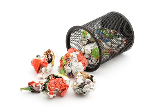 Trash stock image. Image of isolated, spam, dispose, recycle - 6209975