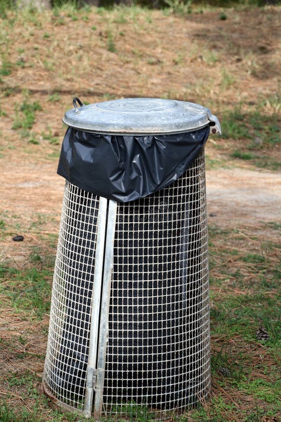 Trash bin stock photo. Image of discard, container, metal - 26649132