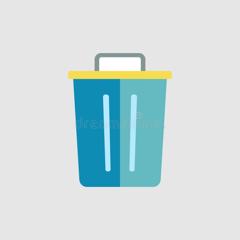 Trash Bin Icon. Icon Related To UI Elements. Suitable for Web Site, App, User Interfaces,element ...
