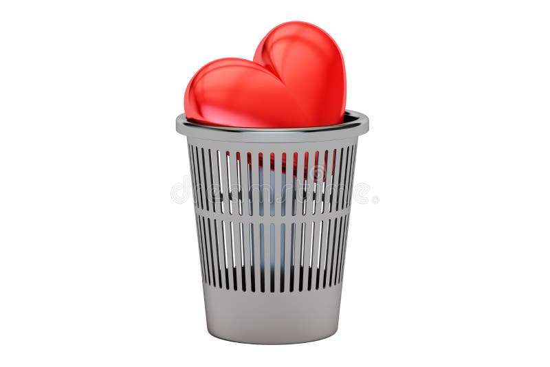 Heart Trash Bin Stock Illustrations – 613 Heart Trash Bin Stock ...