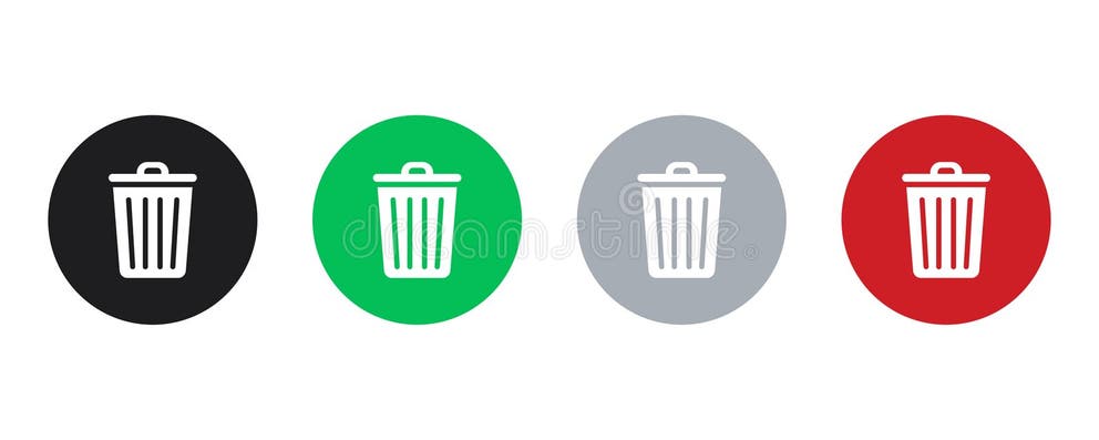 Vector Basket Container Garbage Stock Illustrations – 23,951 Vector ...