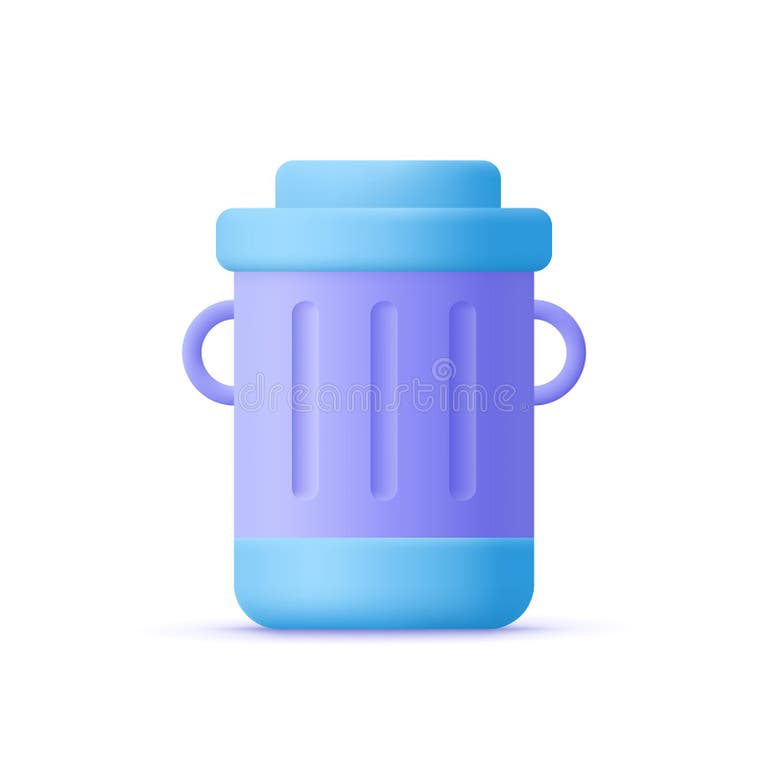 Minimal Trash Bin Icon Stock Illustrations – 1,525 Minimal Trash Bin ...