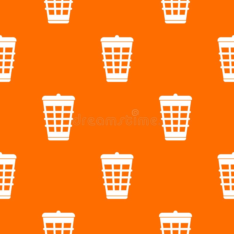 Trash can pattern seamless stock vector. Illustration of office - 98921761