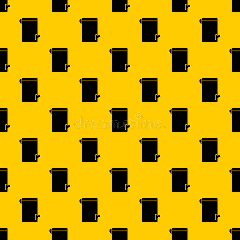 Trash can pattern vector stock vector. Illustration of graphic - 144803766