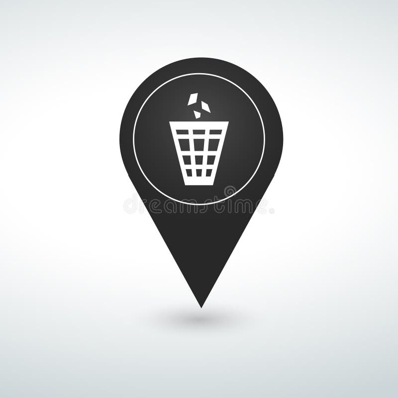 Trash Can Pin Stock Illustrations – 816 Trash Can Pin Stock ...