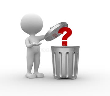 Man Trash Can Question Mark Stock Illustrations – 165 Man Trash Can ...