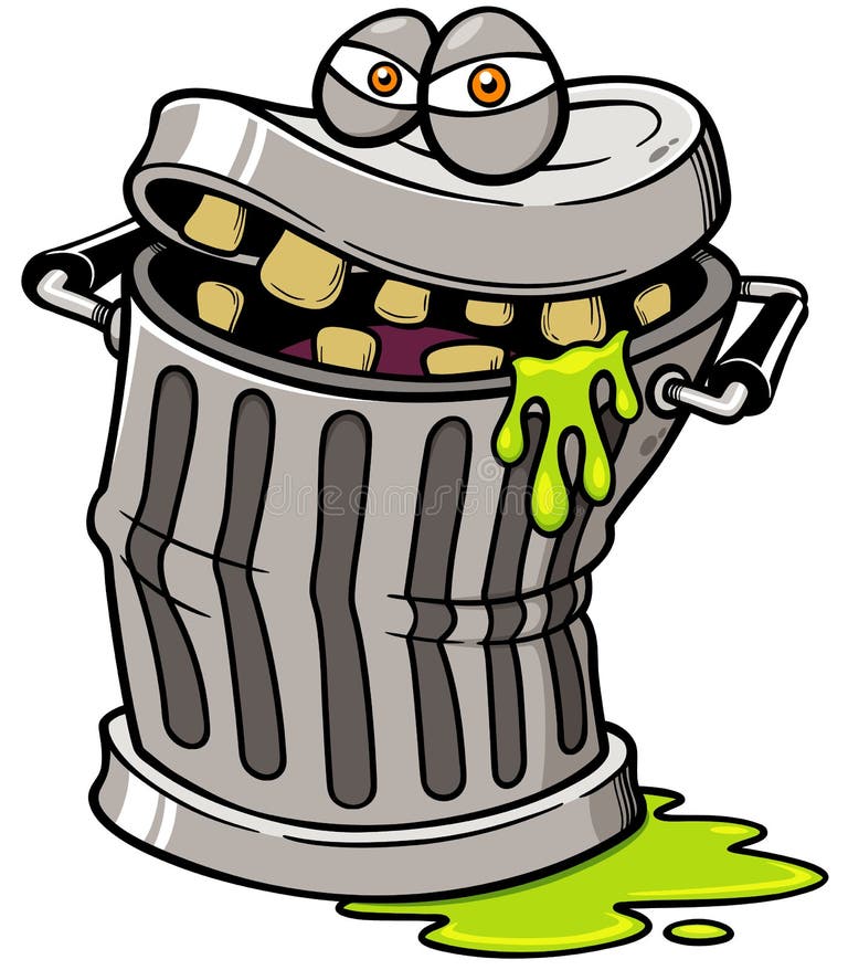 Cartoon Garbage Can Stock Illustrations – 7,967 Cartoon Garbage Can ...