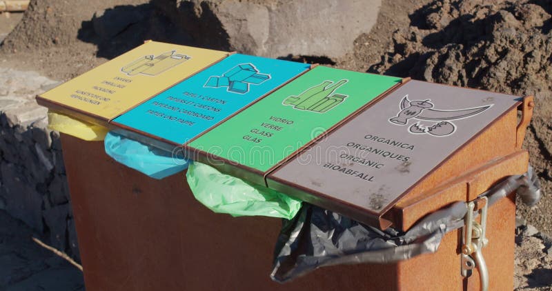 Distribution of Waste for Recycling at Home. Stock Footage - Video of ...