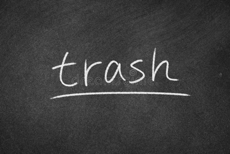 Trash stock image. Image of concept, education, abstract - 165086639