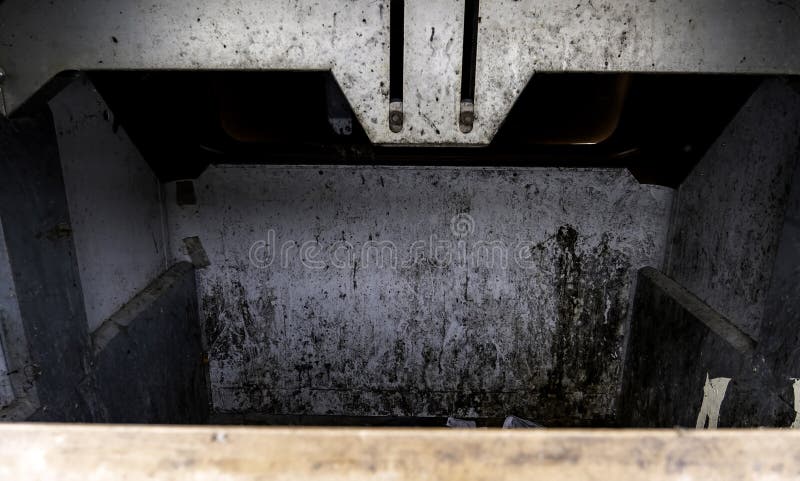 Trash container inside stock image. Image of rubbish - 384927887