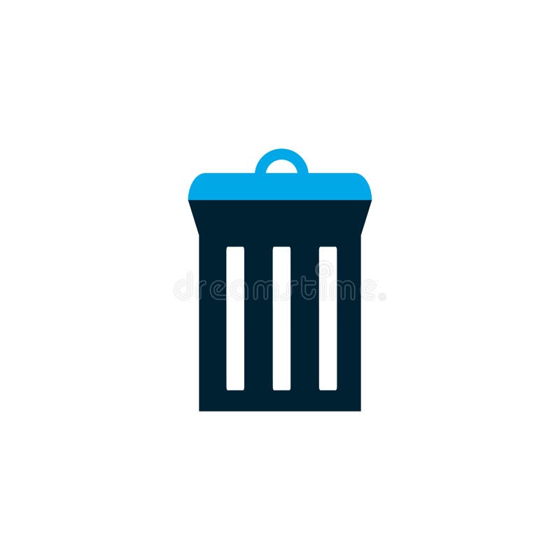Isolated Trash with Top Design Stock Vector - Illustration of garbage ...
