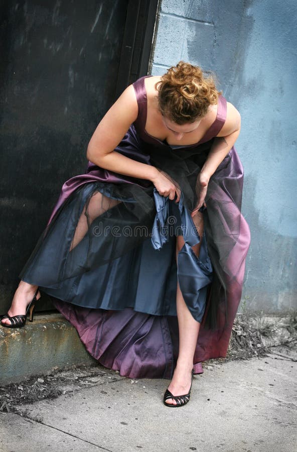 Ripping wedding dress stock image. Image of tattered - 33608227