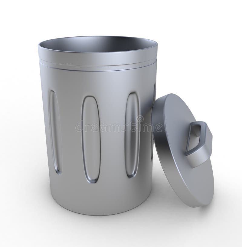 Trash 1 stock illustration. Illustration of trashcan - 36504096