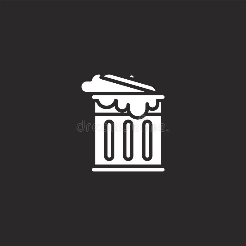 Trash Icon. Filled Trash Icon for Website Design and Mobile, App ...