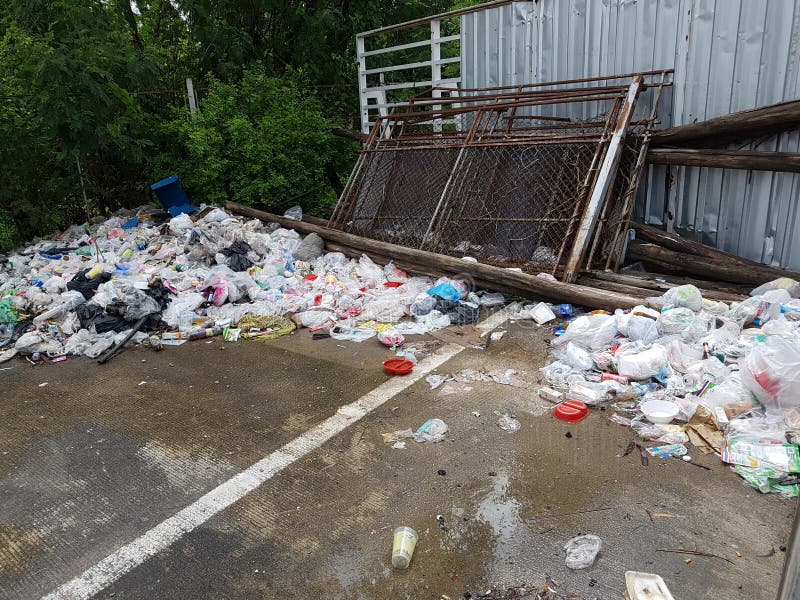 Trash outdoor editorial photography. Image of waste, pollution - 92743337