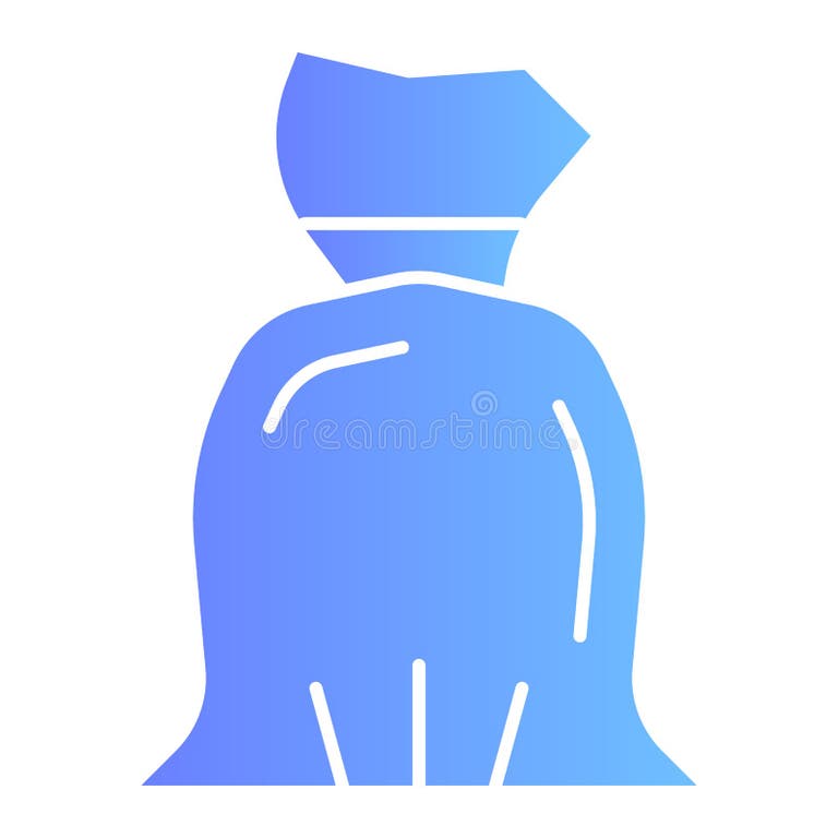 Trash Package Flat Icon. Bag for Wasted Items Separation, Packaging for ...