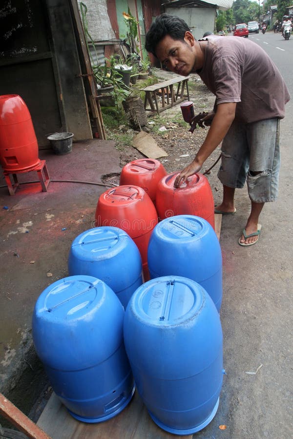 Trash editorial stock photo. Image of solo, java, waste - 53485403