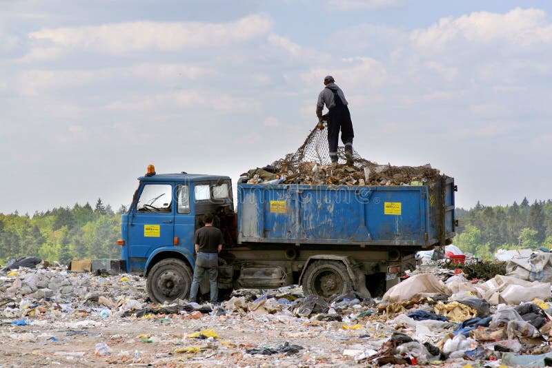 Trash Pickup On The Dumping Ground Garbages Picture. Image: 5619153