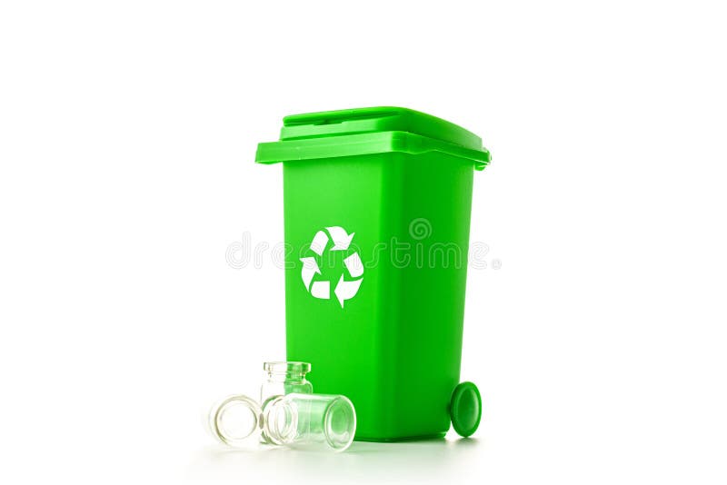 Trash Recycle. Bin Container for Disposal Garbage Waste and Save ...