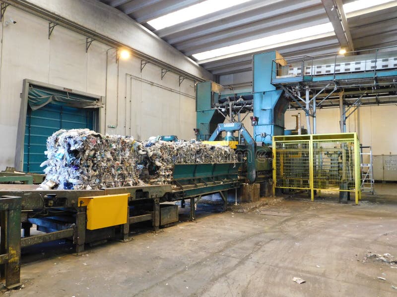 Trash Sorting and Treatment Facility Editorial Photo - Image of garbage ...