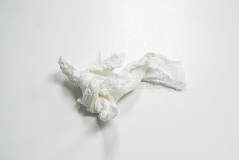 Trash of used tissue paper stock image. Image of ball - 134655849