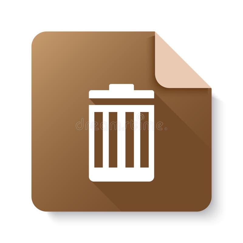 Trash stock vector. Illustration of vector, reload, replace - 123118326