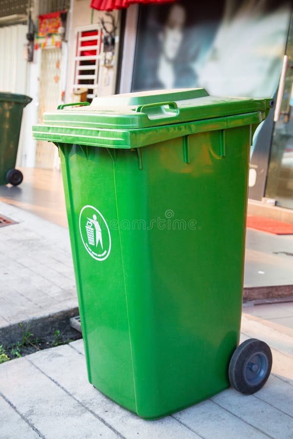 Trashcan stock photo. Image of rubbish, dirty, background - 60963034