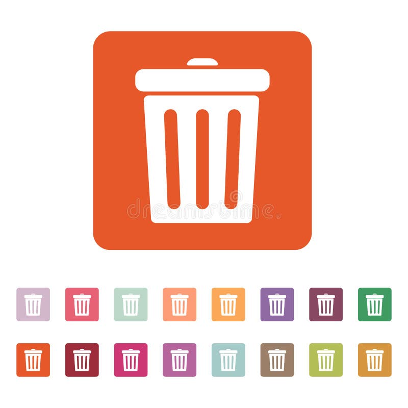Dustbin Symbol Drawing by Illustration Stock Vector - Illustration of ...