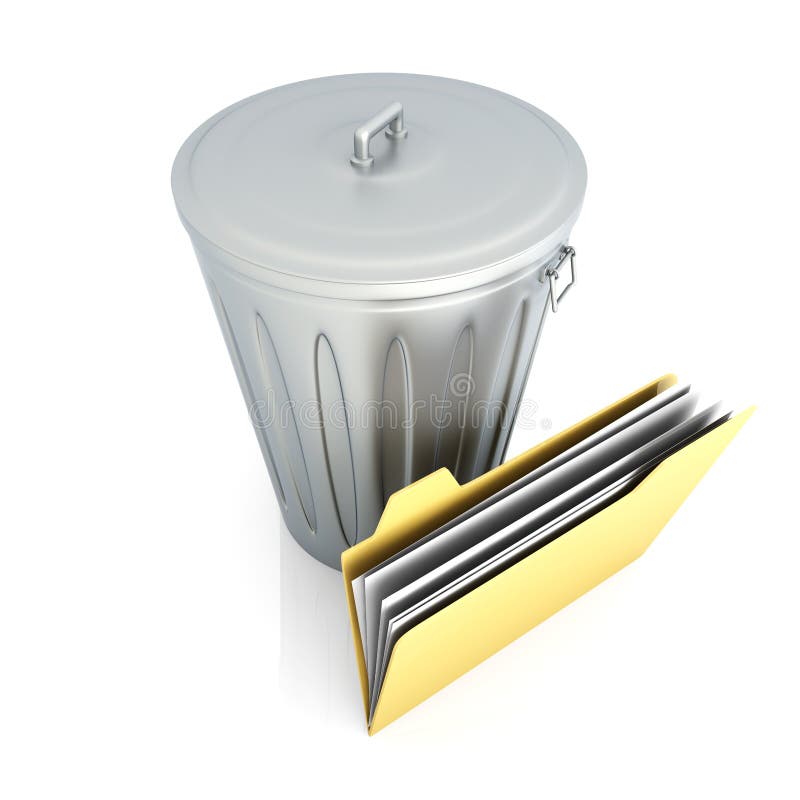 Trashed document stock illustration. Illustration of concept - 15786267