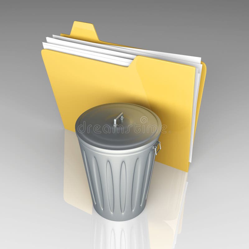 Trashed document stock illustration. Illustration of document - 16712344