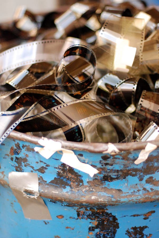 Trashy film stock photo. Image of close, hollywood, filmstrip - 5489542