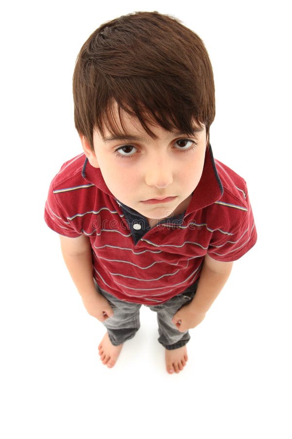 Trastorno siete años foto de archivo. Imagen de retrato - 14858828