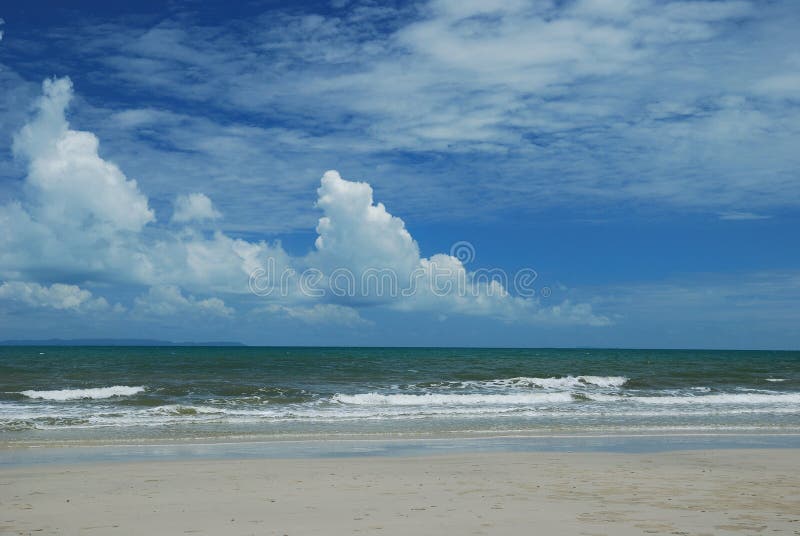 Trat sea stock image. Image of ocean, cloud, resort, colorful - 19947039