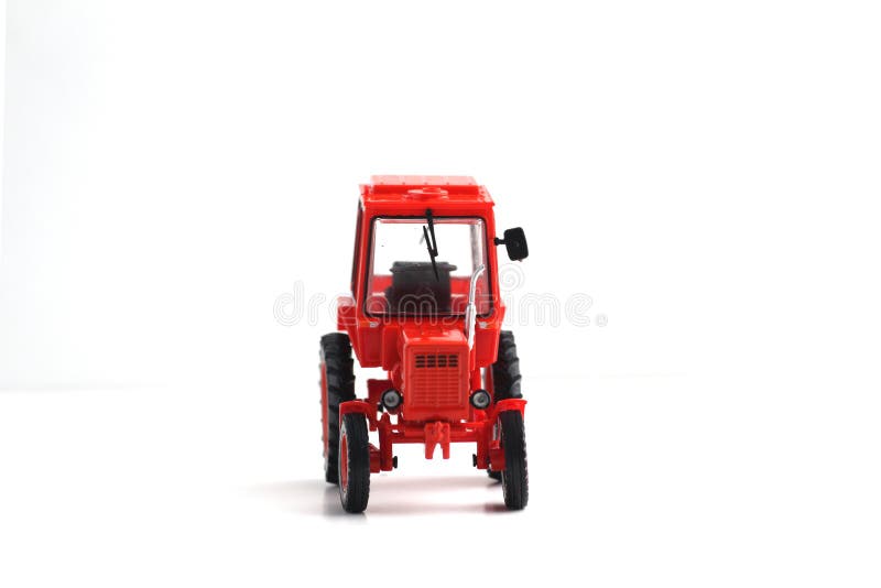 Trator T-25A No Fundo Branco Foto de Stock - Imagem de campo, branco ...